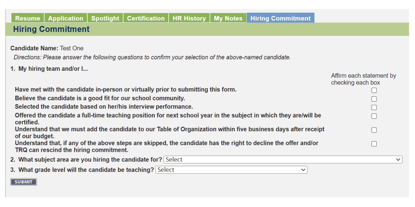 How to Make an Early Commitment – TeachNYC